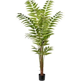 Künstliche Zimmerpflanze Creativ green "Lederfarnpflanze" Kunstpflanzen Gr. H: 180 cm, 1 St., grün Künstliche Zimmerpflanzen