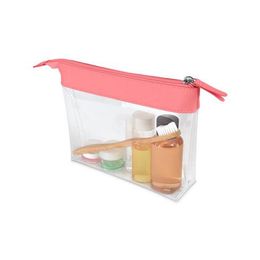 Tchibo Handgepäck-Kosmetiktasche - Pink - Leder