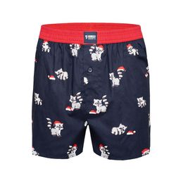 Happy Shorts Boxer shorts 'Christmas' male Blue size XXL