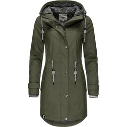 PEAK TIME Regenjacke 'L60042' Damen Gr&ouml;&szlig;e XXXL oliv