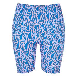 Karl Kani Leggings female Blue size XL
