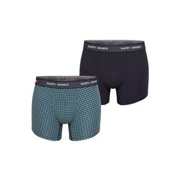 Happy Shorts Boxer shorts ' Trunks ' male Blue, Black size M