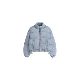 Bershka Between-Season Jacket female Blue size XS