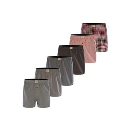 Phil & Co. Berlin Boxer shorts ' Classic Sets ' male Grey, Red size M