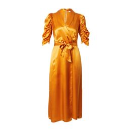Closet London Kleid Damen Gr&ouml;&szlig;e 36 goldgelb / orange Winterkleid