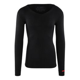 BlackSpade Thermo Longsleeve - V-Neck Herren Gr&ouml;&szlig;e M schwarz