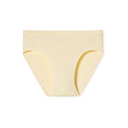 Schiesser Slip ' Seamless Rib ' Damen Gr&ouml;&szlig;e M gelb
