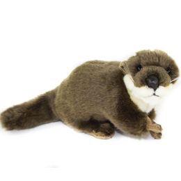 Teddys Rothenburg Kuscheltier Kuscheltier Otterbaby dunkelbraun klein 24 cm Uni-Toys Plüschotter