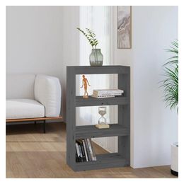 furnicato Bücherregal Bücherregal/Raumteiler Grau 60x30x103