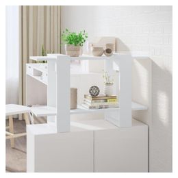 furnicato Bücherregal Bücherregal/Raumteiler Weiß 80x30x51 cm