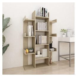 furnicato Bücherregal Sonoma-Eiche 86x25