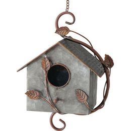 Boltze Vogelhaus Vogelhaus aus Zink mit Kette zum Aufhängen