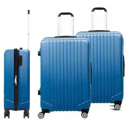 KESSMANN Kofferset "TITAN" 3 Teilig Kofferset blau Reisekoffer Set klein mittel groß