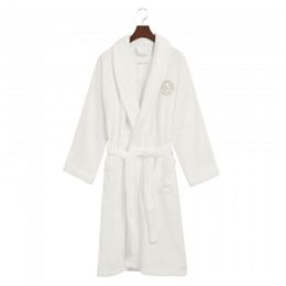 Gant Bademantel Gant Home Bademantel Crest Robe White (M)