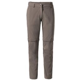 Vaude Funktionshose Women's Farley Stretch ZO Pants II (1-tlg) Grüner Knopf