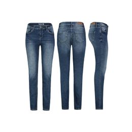 Sublevel Slim-fit-Jeans Sublevel Damen Jeans Hose Jeanshose Röhre Slim Fit Denim Stretch Hose