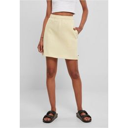 Urban Classics Jerseyrock Damen Ladies Organic Terry Mini Skirt (1-tlg), gelb