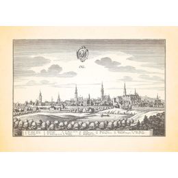 OTTO Kunstdruck Olse Olesnica Herzogtum Oels Basilika Schlesien Polen Kupferstich Meri, (1 St)