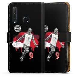 DeinDesign Handyhülle FC Bayern München Harry Kane Offizielles Lizenzprodukt Harry Kane 9, Huawei Honor 20 Lite Hülle Handy Flip Case Wallet Cover