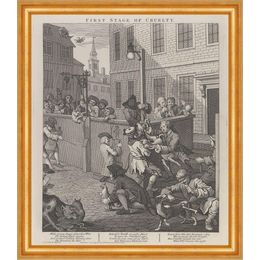 OTTO Kunstdruck The First Stage of Cruelty: Children Animals Hogarth B A3 03511 Gerahm, (1 St)