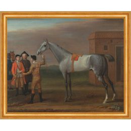 Kunstdruck Lamprey with Sir William Morgan John WoOTTOn Newmarket Pferde B A3 000, (1 St)
