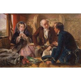 OTTO Kunstdruck First Class - The Meeting. Abraham Pether Zug Bahn Liebe erste Klass B, (1 St)