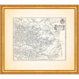 OTTO Kunstdruck Mansfeldia Comitatus Topographia Superioris Kupferstich Merian 0161 Ge, (1 St)