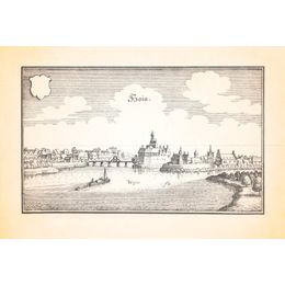 OTTO Kunstdruck Hoia Hoya Grafschaft Schloss von Hoya Backsteinchor Weserbrücke Merian, (1 St)