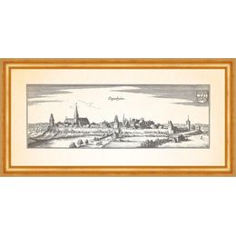 OTTO Kunstdruck Ogersheim Oggersheim Ludwigshafen Wallfahrtskirche Kupfer Merian 0149, (1 St)