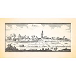 OTTO Kunstdruck Dülmen Münsterland Lippe Landsknechte Kreuzkapelle Kupferstich Merian, (1 St)