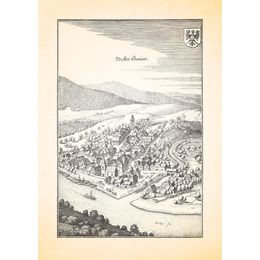 OTTO Kunstdruck Necker Gmünd Neckargemünd Neckar Ulrichskirche Burg Reichenstein Meria, (1 St)
