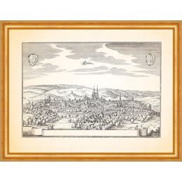 OTTO Kunstdruck Eisleben Lutherstadt Martin Luther Geburtsort Weltkulturerbe Merian 01, (1 St)