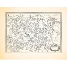 OTTO Kunstdruck Obersachsen Lausnitz und Meissen Topographia Superioris Sayoniä Merian, (1 St)