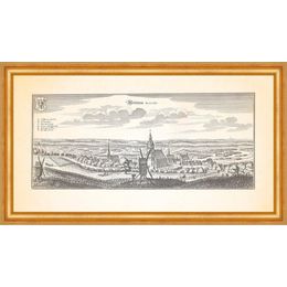 OTTO Kunstdruck Wrietzen an der Ohre Oderbruch Marien Mühlen Laurentius Merian 0615 Ge, (1 St)