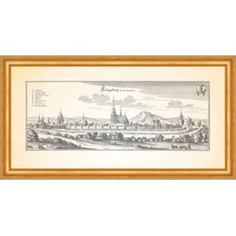 OTTO Kunstdruck Königsberg in der Neumark Chojna Pommern Polen Marstall St. Merian 058, (1 St)