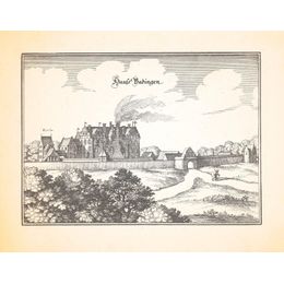 OTTO Kunstdruck Haus Badingen Festes Haus Badinger Schloss Oberhavel Gransee Kirche Me, (1 St)