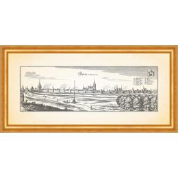 OTTO Kunstdruck Pyritz in Pommern Pyrzyce Westpommern Polen Wehrmauer St. Merian 0592, (1 St)