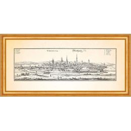 OTTO Kunstdruck Nordhausen Roland Lutherbrunnen Kautabakfabrik Kornflaschen Merian 019, (1 St)