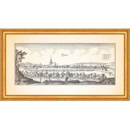 OTTO Kunstdruck Lichem Lychen Uckermark Burgwall Wurlsee St. Johannes Merian 0583 Gera, (1 St)