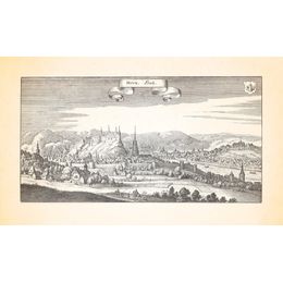 OTTO Kunstdruck Huy Belgien Provinz Lüttich Wallonien Maas Zitadelle Kupferstich Meria, (1 St)