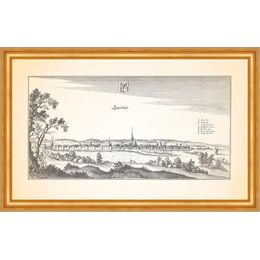 OTTO Kunstdruck Schönfließ Trzcinsko Zdroj Polen Pommern Röhrike Kupferstich Merian 05, (1 St)