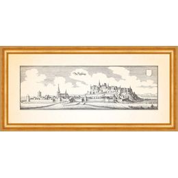 OTTO Kunstdruck Siegburg Abtei Michaelsberg Zeughaus Siegessäule Töpferware Merian 026, (1 St)