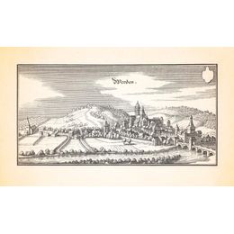 OTTO Kunstdruck Werden Verden Niedersachsen Dom zu Verden historische Altstadt Merian, (1 St)