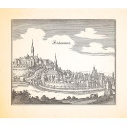 OTTO Kunstdruck Hochenwart Hohenwart Paar Frauenkloster Klosterberg Kupferstich Merian, (1 St)