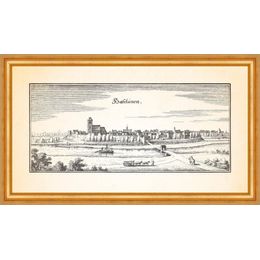 OTTO Kunstdruck Haselünne Emsland Hasetal Niedersachsen Kloster Bückelte Merian 0274 G, (1 St)