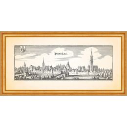 OTTO Kunstdruck Pfaffenhofen Ilm Pfarrkirche Spital Pfänder Kupferstich Merian 0323 Ge, (1 St)