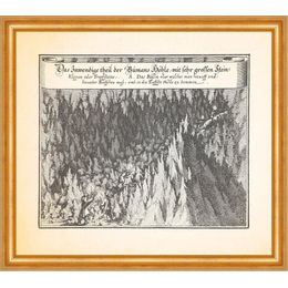 OTTO Kunstdruck Das innwendige Teil der Bumans Höhle mit Baumannshöhle Merian 0359 Ger, (1 St)