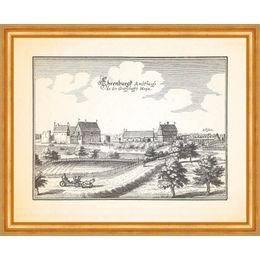 OTTO Kunstdruck Ehrenburg Ambthauß in der Grafschaft Hoya Burg Kupferstich Merian 0380, (1 St)