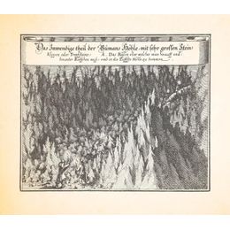 OTTO Kunstdruck Das innwendige Teil der Bumans Höhle mit Baumannshöhle Kupferstich Mer, (1 St)