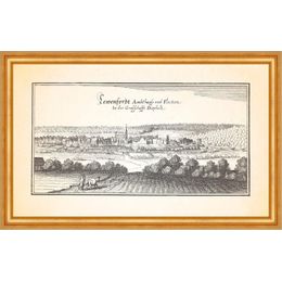 OTTO Kunstdruck Lewenfordt Amthaus und Flecken Grafschaft Diepholz Lemförde Merian 040, (1 St)
